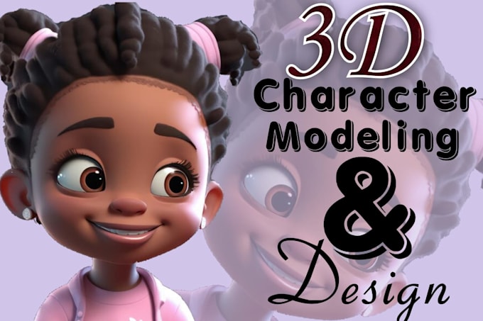 Create 3d character modeling and 3d character design by Diamondtoyeeb ...