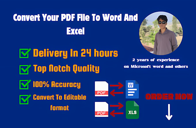 Convert pdf to word, pdf to excel, ms word formatting by ...