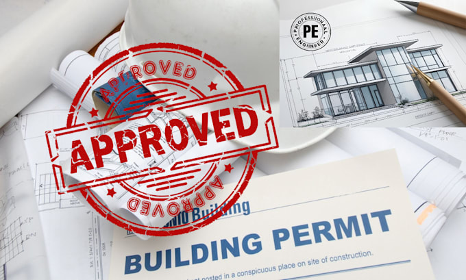 Permit drawing, pe stamp, framing plan, solar plan, structural design ...