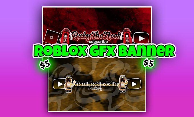 Make you a roblox gfx banner by Blakeygfx | Fiverr