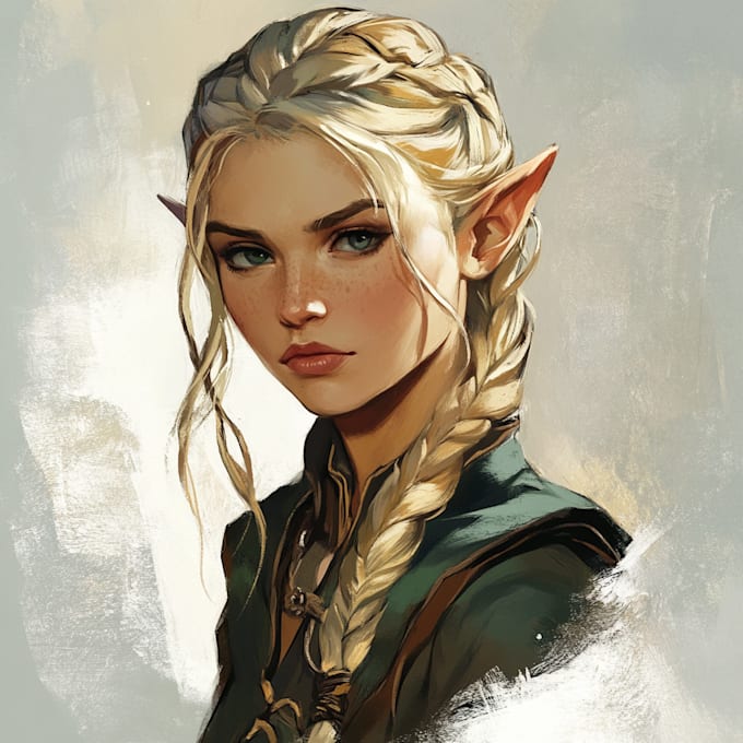 Make a fantasy dnd character art and dnd character by Jazzraadams | Fiverr