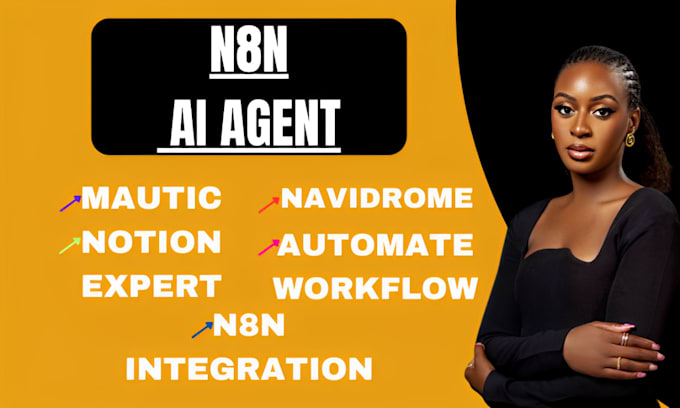N8n ai agents api integration n8n workato notion expert navidrome mautic by Ariyo_mhi | Fiverr