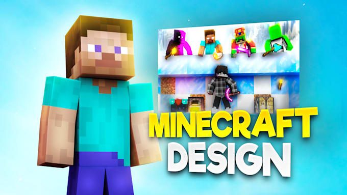 Create high quality, professional minecraft thumbnails for youtube by ...