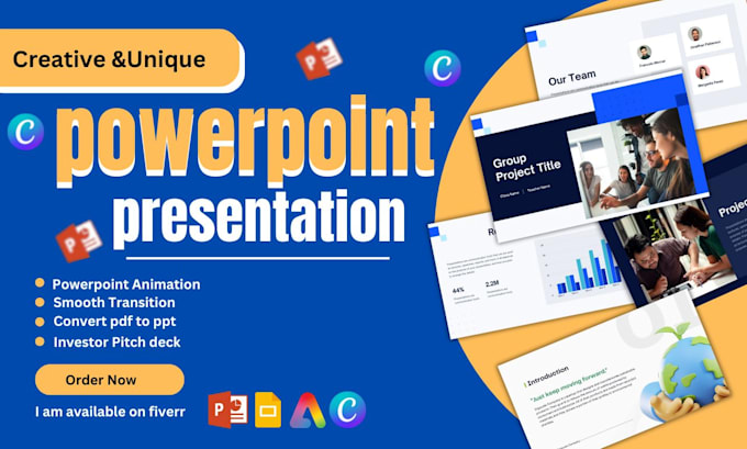 Design, redesign, animate powerpoint presentation, templates by ...