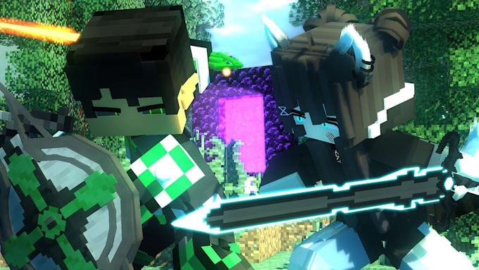 Create epic 3d minecraft animations for your project by Rita_minefx ...