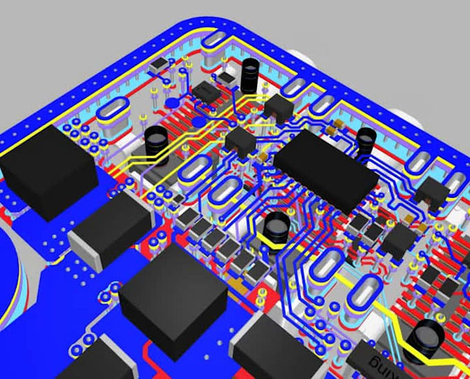 Do pcb design, pcb board, pcb schematic, esp32 and 3d model by Prodit_team43 | Fiverr