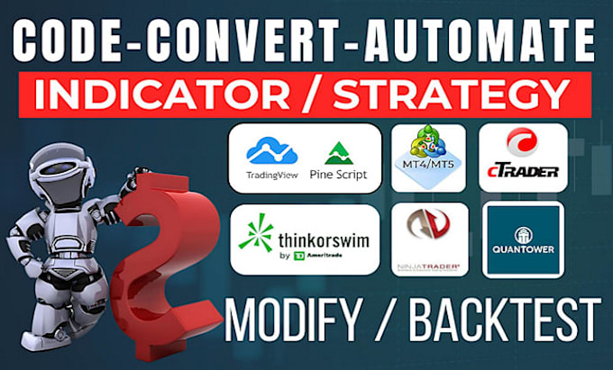Code tradingview pinescript to ninjatrader, mt4, mt5,nt8, cbot by ...