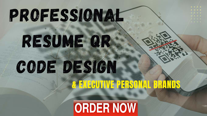 Design a professional resume qr code by Zenday_resume | Fiverr