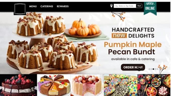 Build luxury bakery ecommerce website cake website pastries website ...