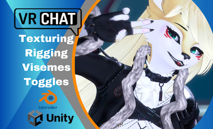 Do custom vrchat avatar commission vrc avatar vr character vrchat ...