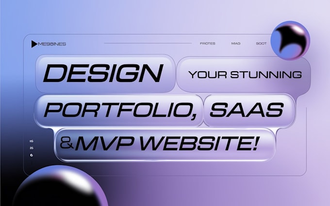 Design a stunning lovable portfolio website, saas, or mvp website for ...