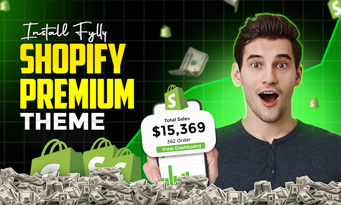 Install a fully licensed shopify premium theme by Hashir_rao4 | Fiverr
