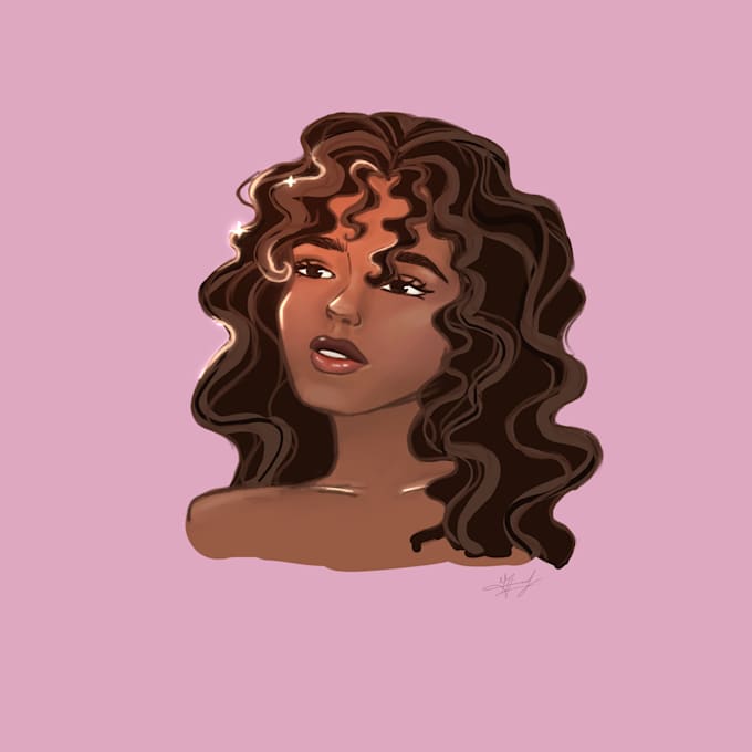 Draw custom characters and realistic portraits in procreate by Nikoldmv ...