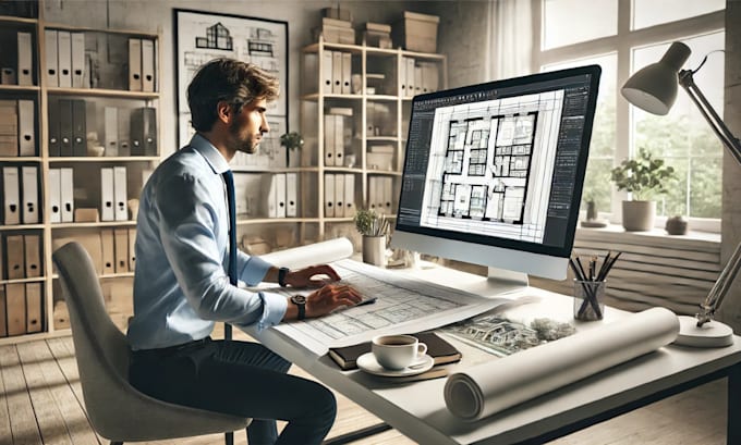 Do floor plan, city permit layout of restaurant, office, bar, retail ...
