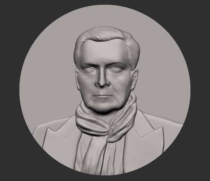 Sculpt printable 3d bas relief 3d coin model medallion 3d sculpting 3d ...