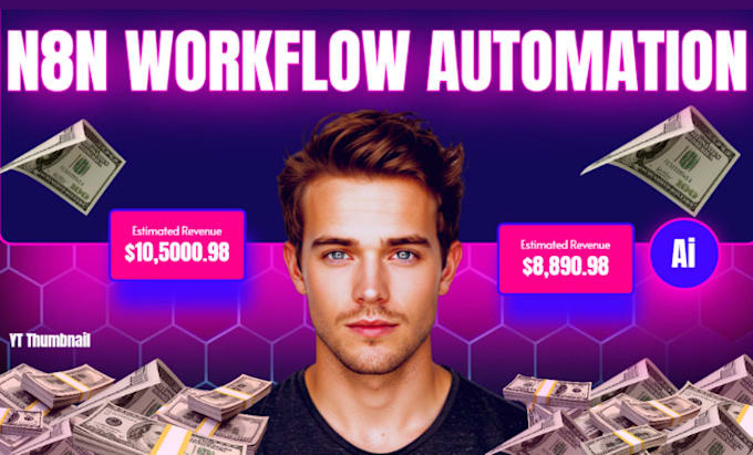 Setup n8n workflow automation, n8n email flows social media automation ...