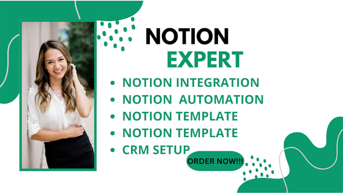 Set up a customized advanced notion workspace by Gladys_wil | Fiverr