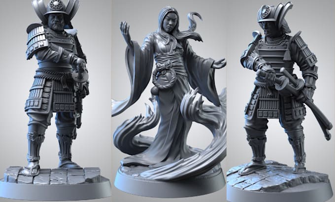 Make sculpt 3d printable miniature, tabletop miniature, miniature for ...