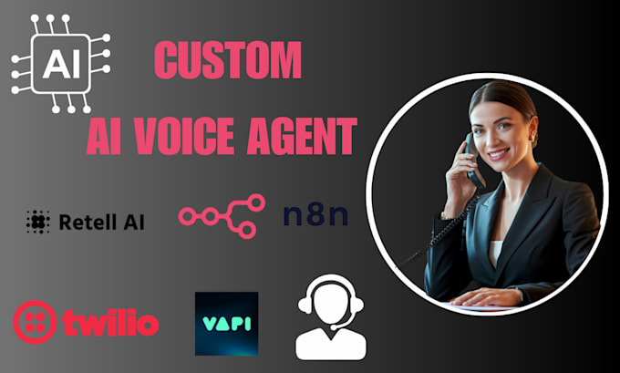 Vapi ai voice agent, ai cold calling,ai calling agent, n8n, twilio, retell by Genuis_wb | Fiverr