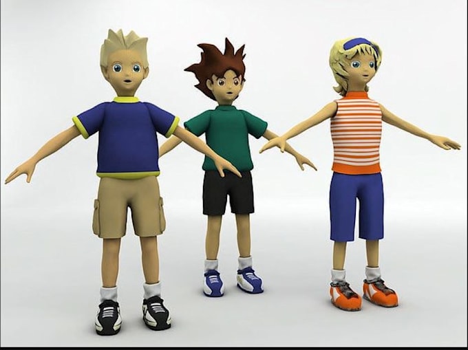 Sculpt 3d character modeling printing toy character model in cartoon ...