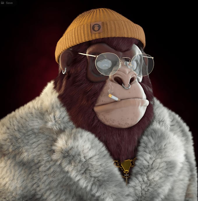 Do custom 3d nft art collection, 3d design nft art, 10k nfts, cartoon ...