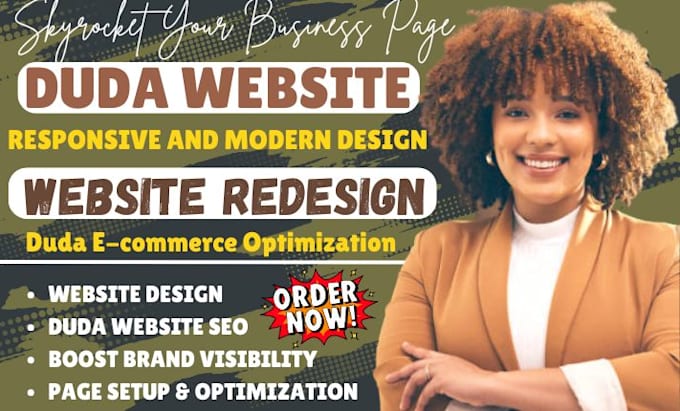 Build duda website design duda website redesign duda landing page design by Lauren_kn1ght | Fiverr