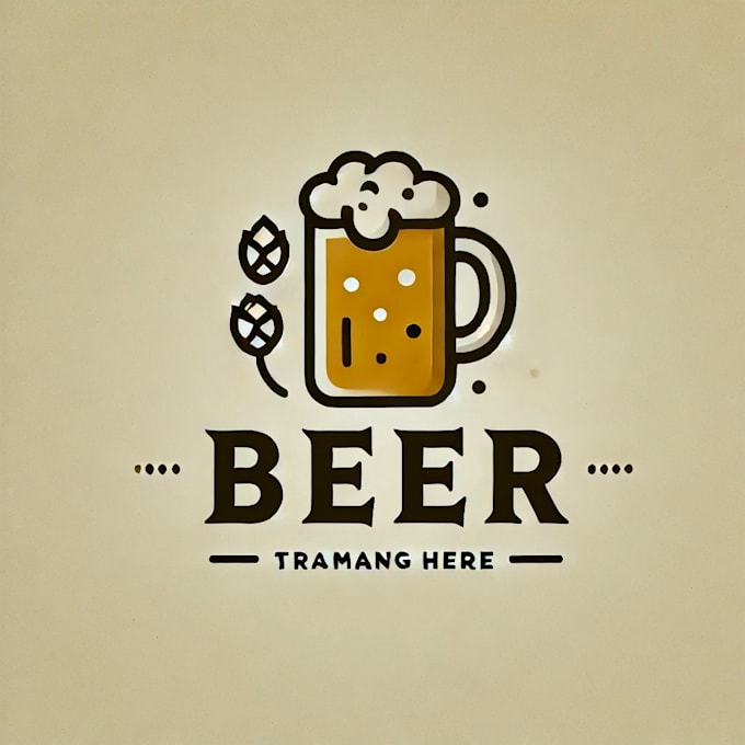 Custom high resolution beer logo design by Tierralehner | Fiverr