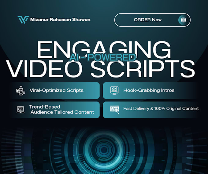 Write ai powered video scripts for youtube and social media by Mafssuper | Fiverr