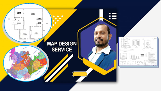 Retrace drawing jpeg pdf redraw map to dwg by Tanveer12345678 | Fiverr