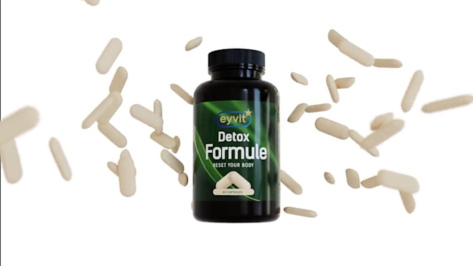 3d supplement animation 3d supplement ads 3d bottle design 3d medical ...