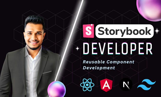 Develop custom reusable ui components with react, tailwind, storybook by Kaveensk44 | Fiverr