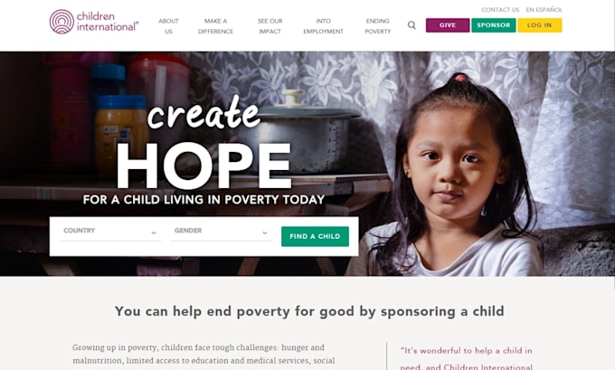 Design a non profit website for non profit ngo charity donation website by Raymondpaul22 | Fiverr