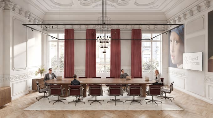 Office interior visualization, conference room, reception space,lumion rendering by Oluwamafim ...