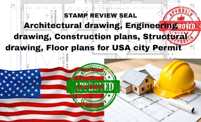 Do stamp, review seal architectural, engineering drawing for all usa ...