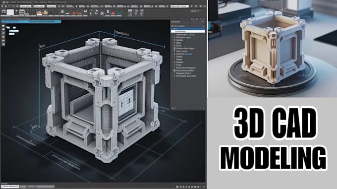 Edit and design 3d cad model, solidworks, rendering, 3d printing for ...