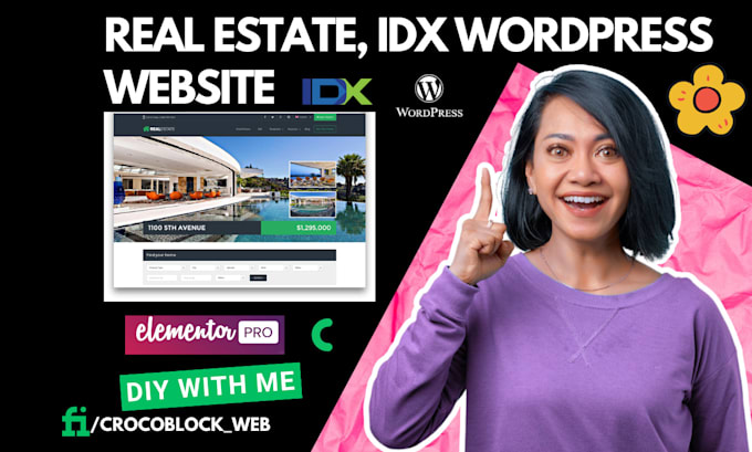 Build seo optimized real estate idx website setup real estate crm kvore, lofty by Croocoblock ...