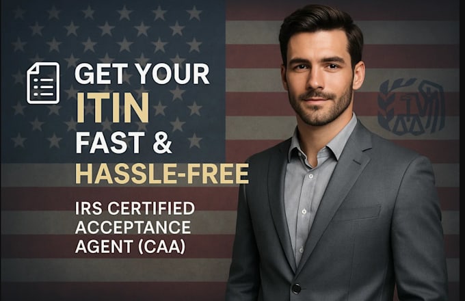 Help you apply for your itin number and renew old itin as irs caa by ...