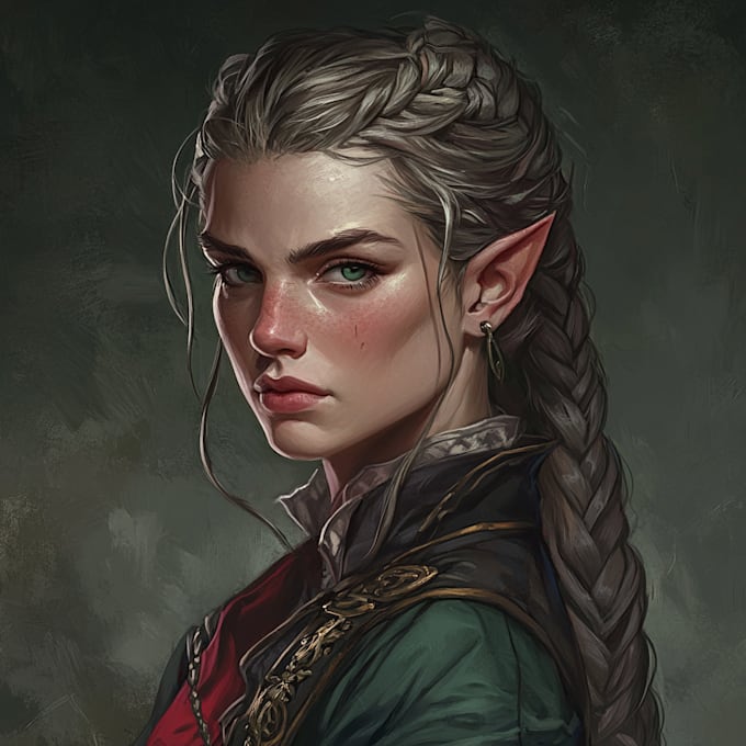 Draw fantasy dnd character illustration by Deriviapittman | Fiverr