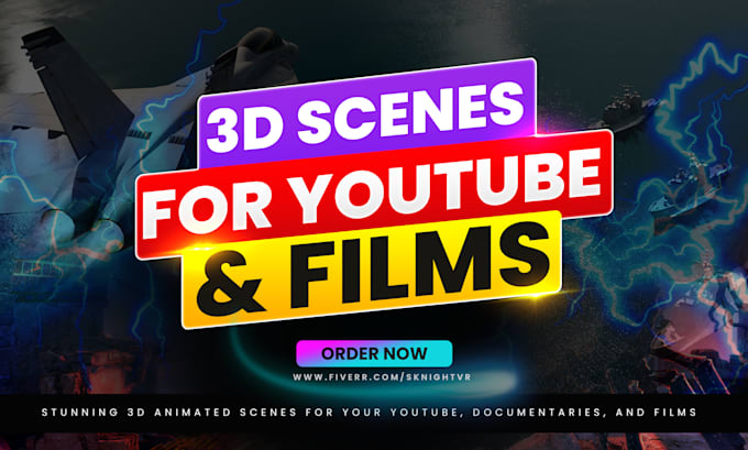Create fern style 3d animated scenes for youtube, and documentaries by Sknightvr | Fiverr