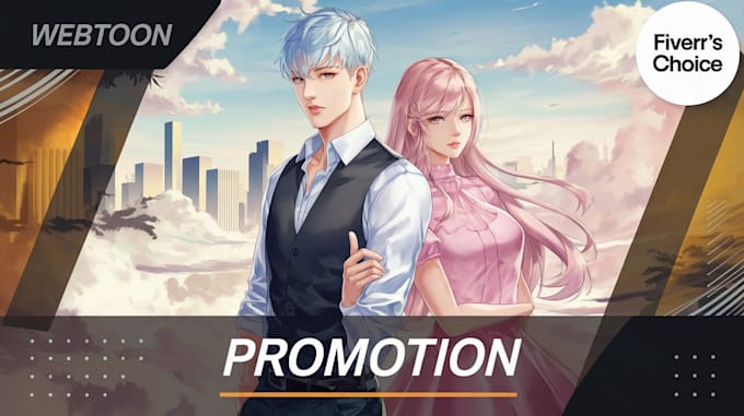 Boost your webtoon manga novel with organic promotion by Genius_webtoon ...