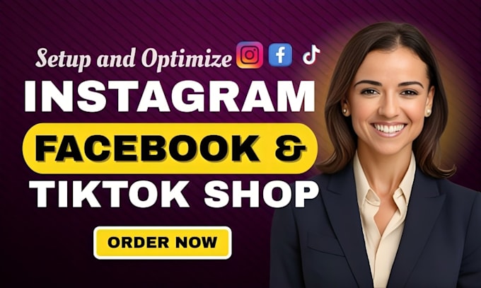 Setup and optimize tik tok shop dropshipping, facebook shop and instagram shop by Alicja_web ...