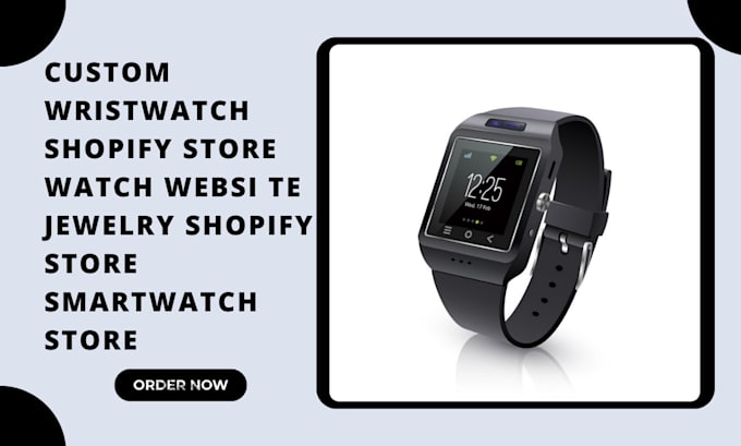 Design wristwatch shopify store watch website smartwatch store jewelry website by ...