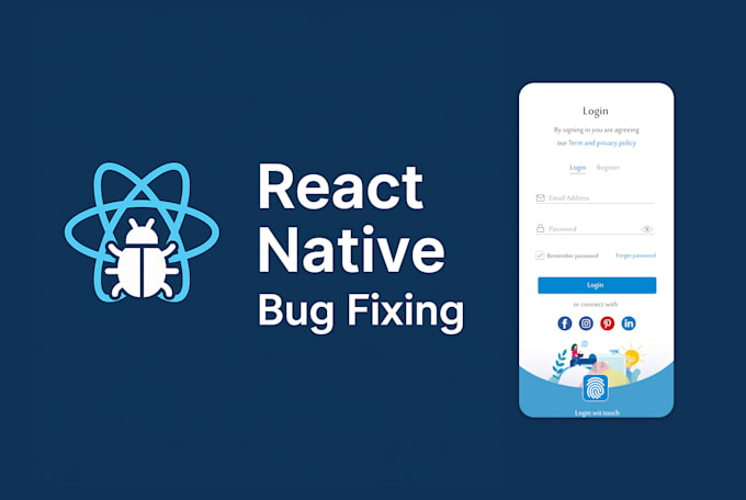 Fix bugs and errors in your react native app by Humayunhm42 | Fiverr