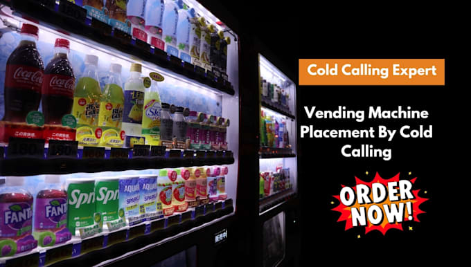Cold calling, cold calling vending machine placement by Gwen_tommy | Fiverr