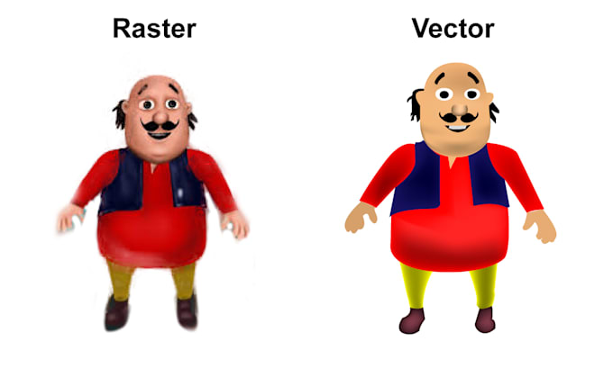 Raster image to vector, redesign logo, manual vector tracing by M_saqi ...