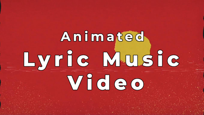 Create animated lyric video music video animated lyric kinetic ...