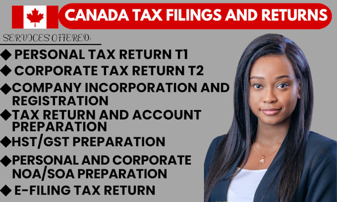 Prepare and efile canada corporation tax t1 and tax returns by ...