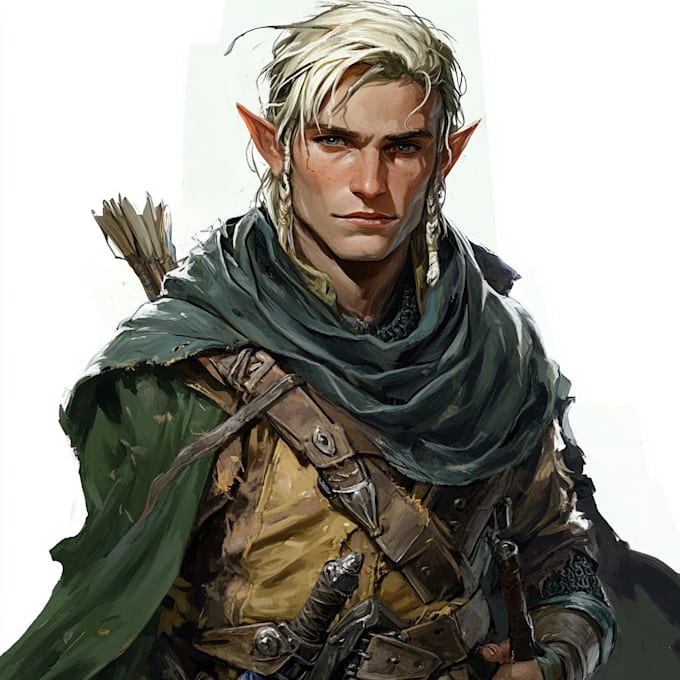 Make a dnd character art and dnd character art by Wallica11 | Fiverr