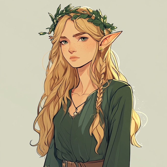 Draw a unique fantasy, dnd character by Wallica11 | Fiverr