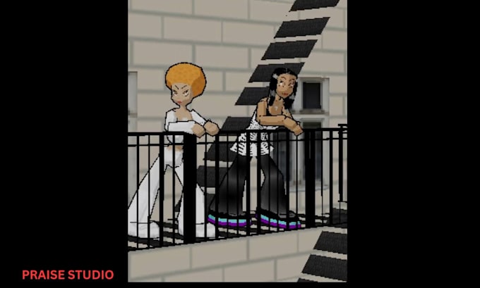 Create psx n64 ps1 style 3d character model 3d animation in ps1 low ...